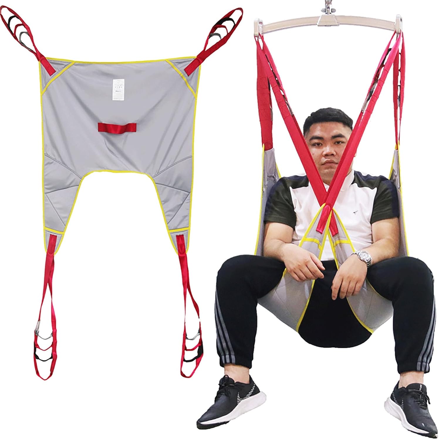 Toileting Hoist Sling,Patient Full Body Lift Sling,Patients Bath ...