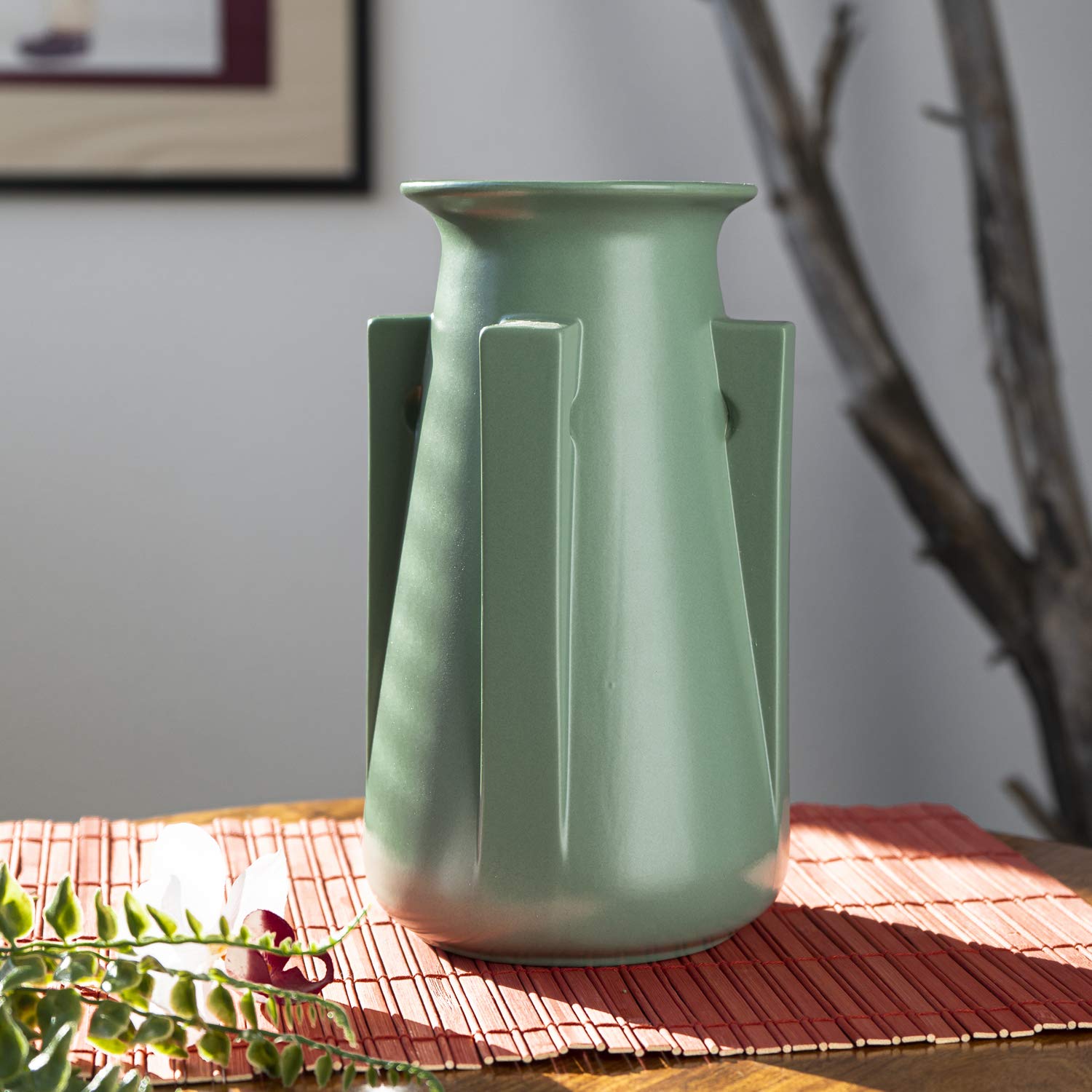 Amazon.com: Teco Art Pottery Collection 4 Buttress Vase Smooth Micro ...