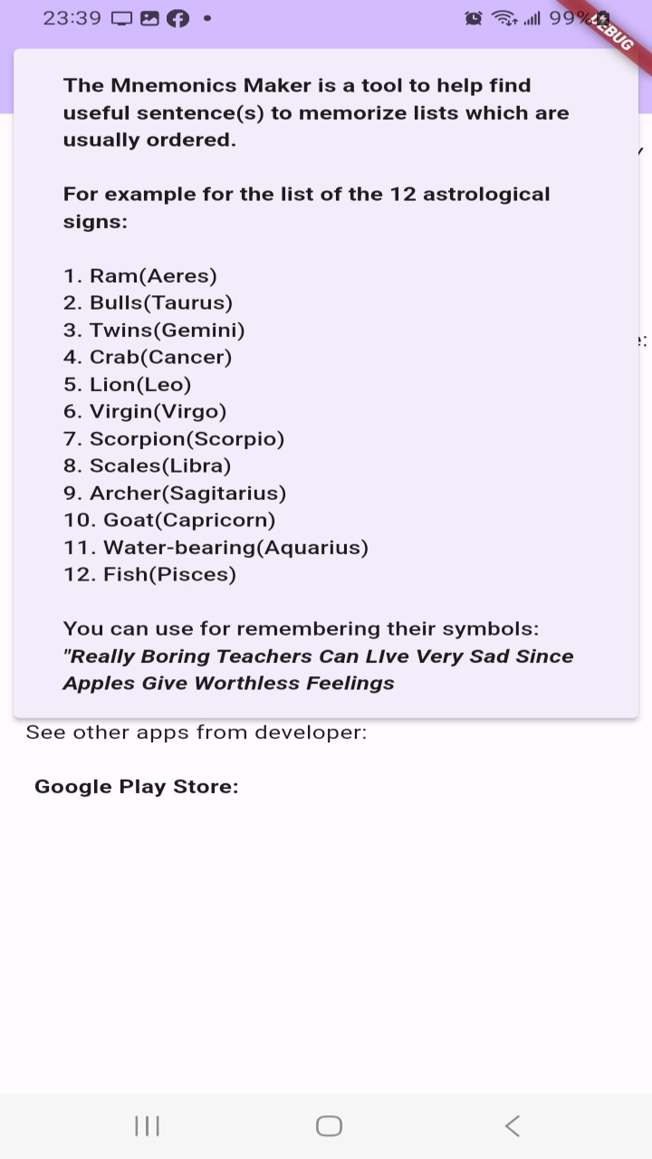 Mnemonics Maker - App on Amazon Appstore