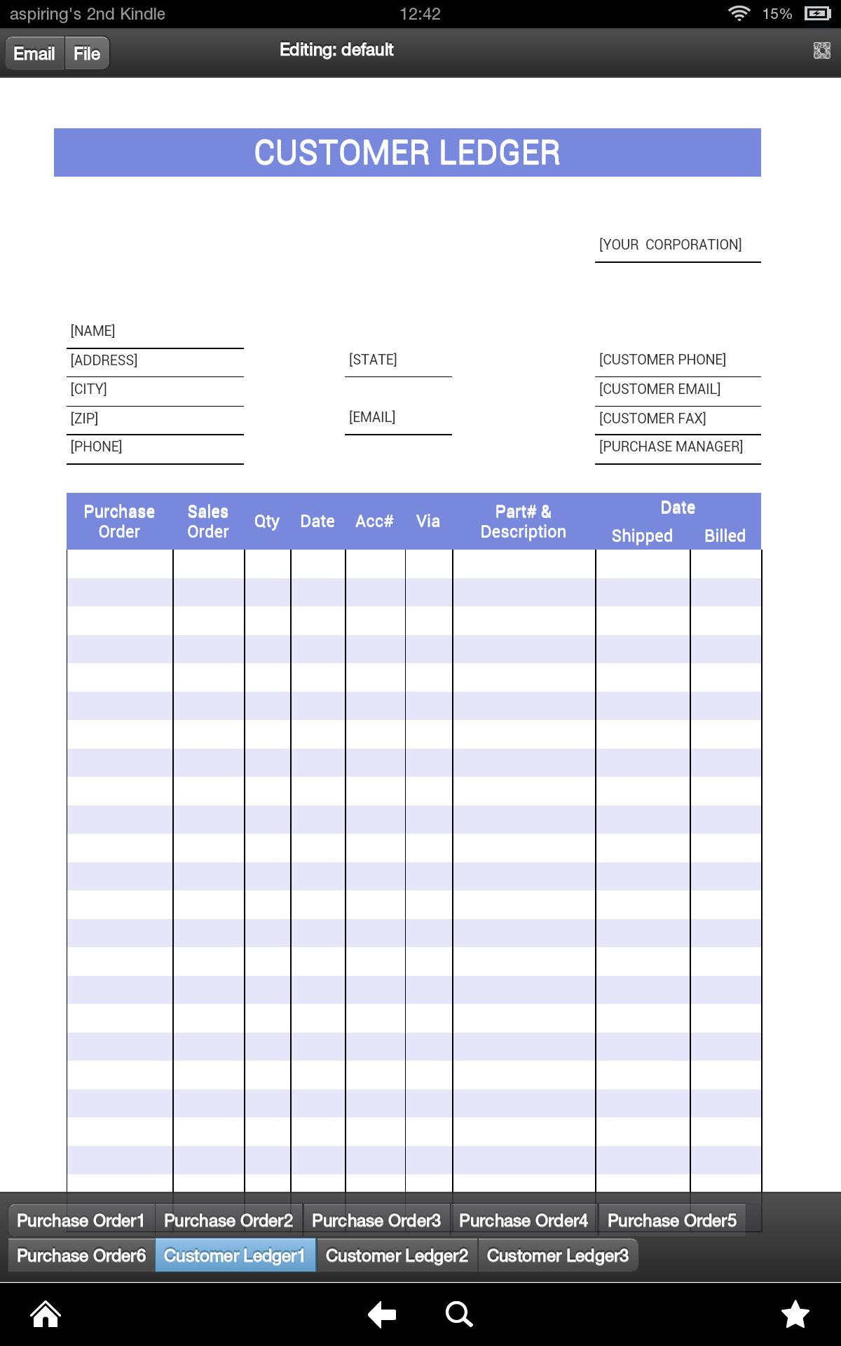 Customer Ledger - App on the Amazon Appstore