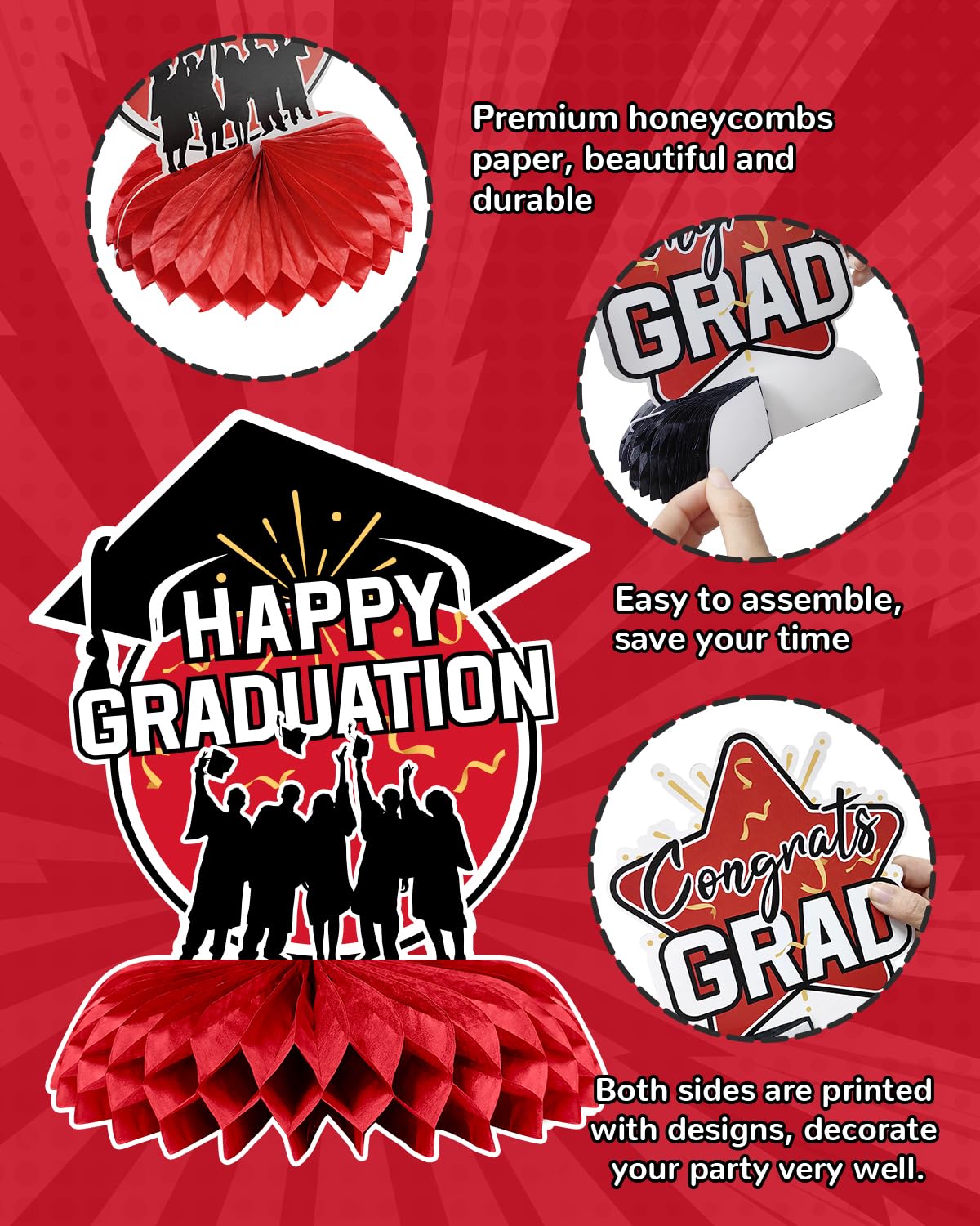 Snapklik.com : VICHTOP 2024 Graduation Party Decorations - Class Of ...