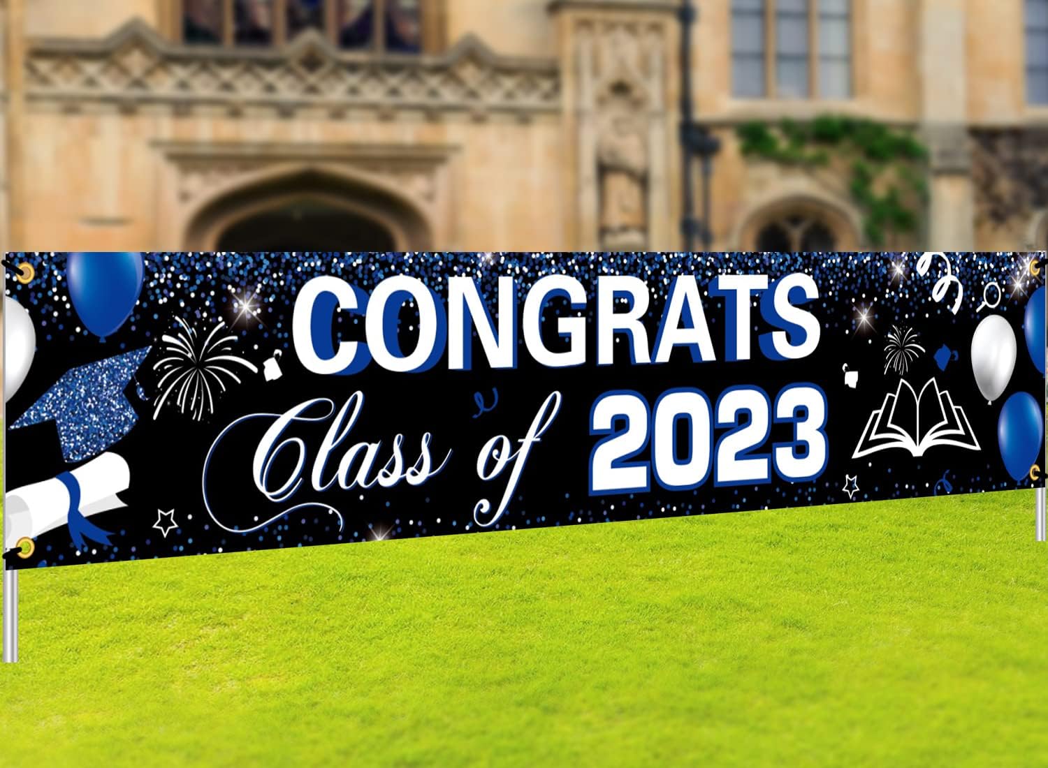 Amazon.com: Graduation Decorations Class of 2023 Graduation Banner ...