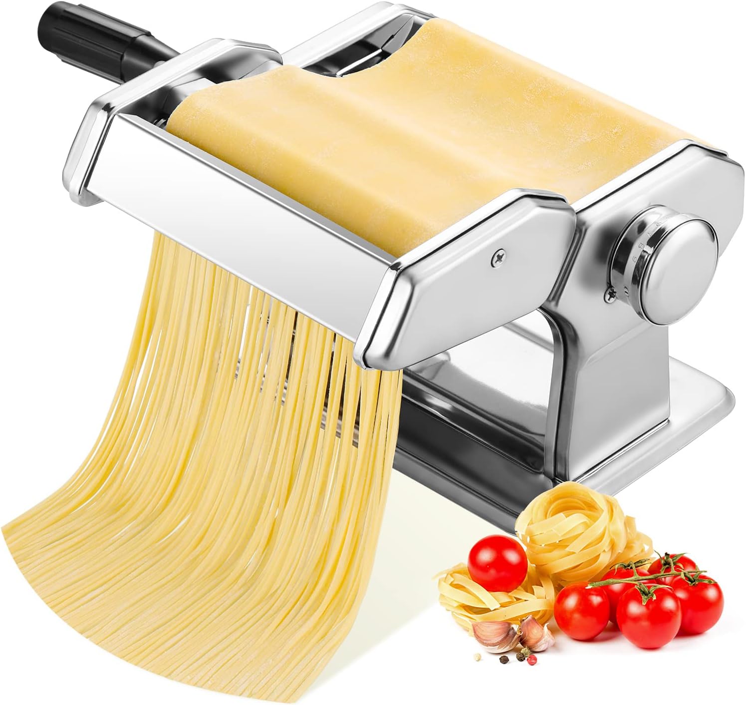 Amazon.com: Pasta Maker,Tooluck 150 Pasta Roller Pasta Machine With 2 ...