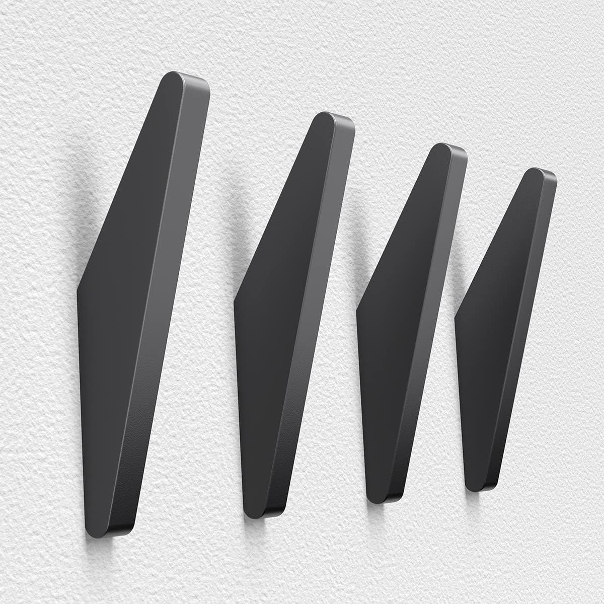 Amazon.com: COCOYA 4Pack Metal Wall Hooks, Minimalist Coat Hooks Matte ...