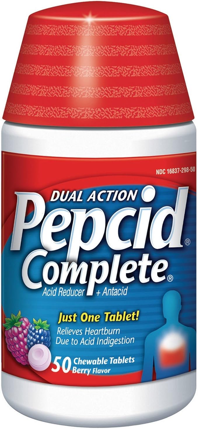 Amazon.com: Pepcid Chewable Tablet Berry, 50 Count TEJ : Everything Else