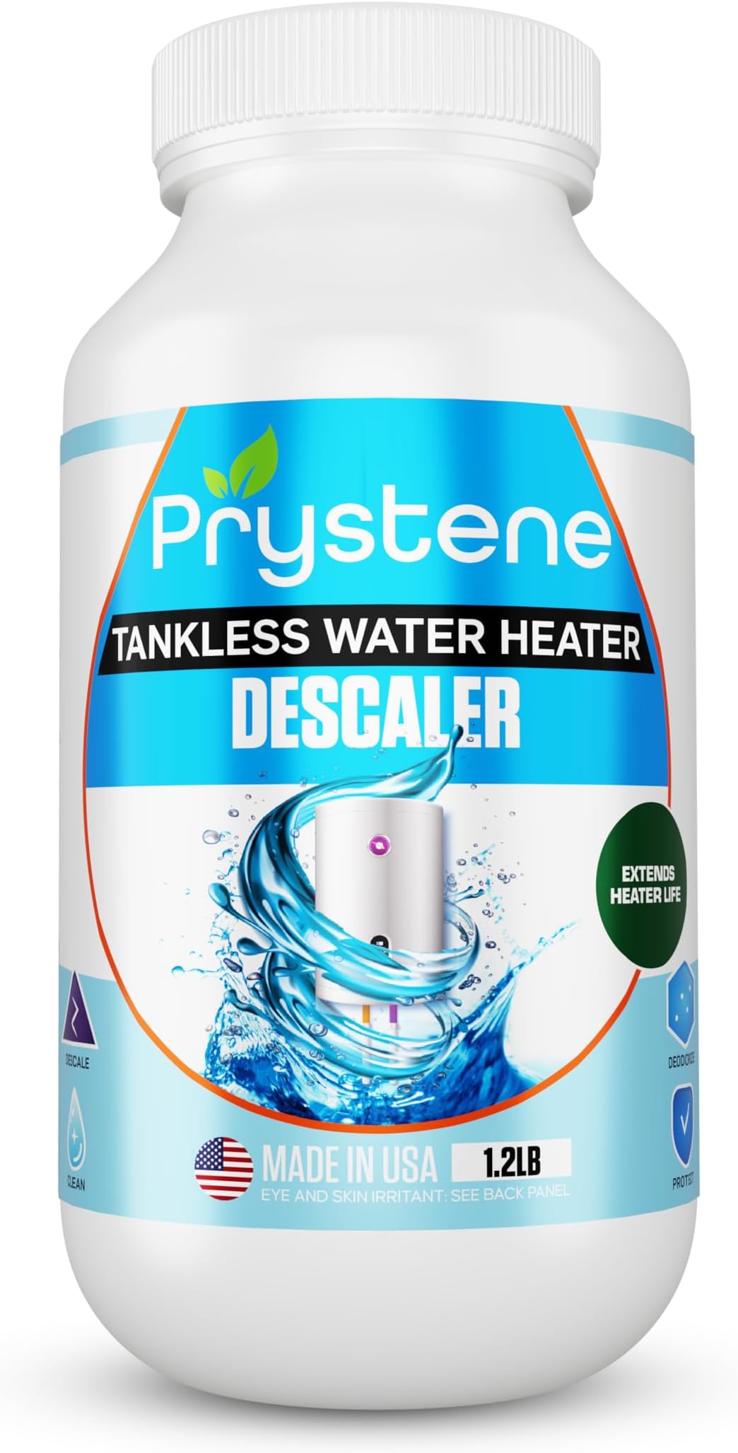 Amazon.com: Prystene Tankless Water Heater Descaler Powder (1.2 Pounds ...