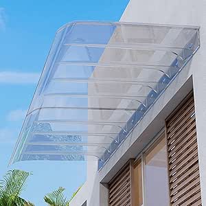 Amazon.com : YVYKFZD Polycarbonate Window Awning Door Canopy ...
