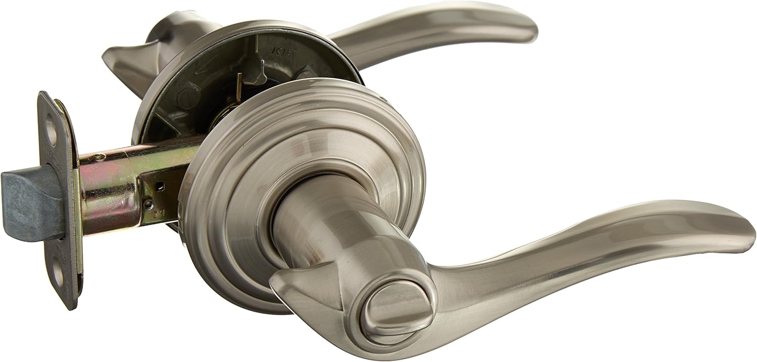 Kwikset 730AVL 15 RCAL RCS 97300-640 Avalon Bed/Bath Lever, Satin ...