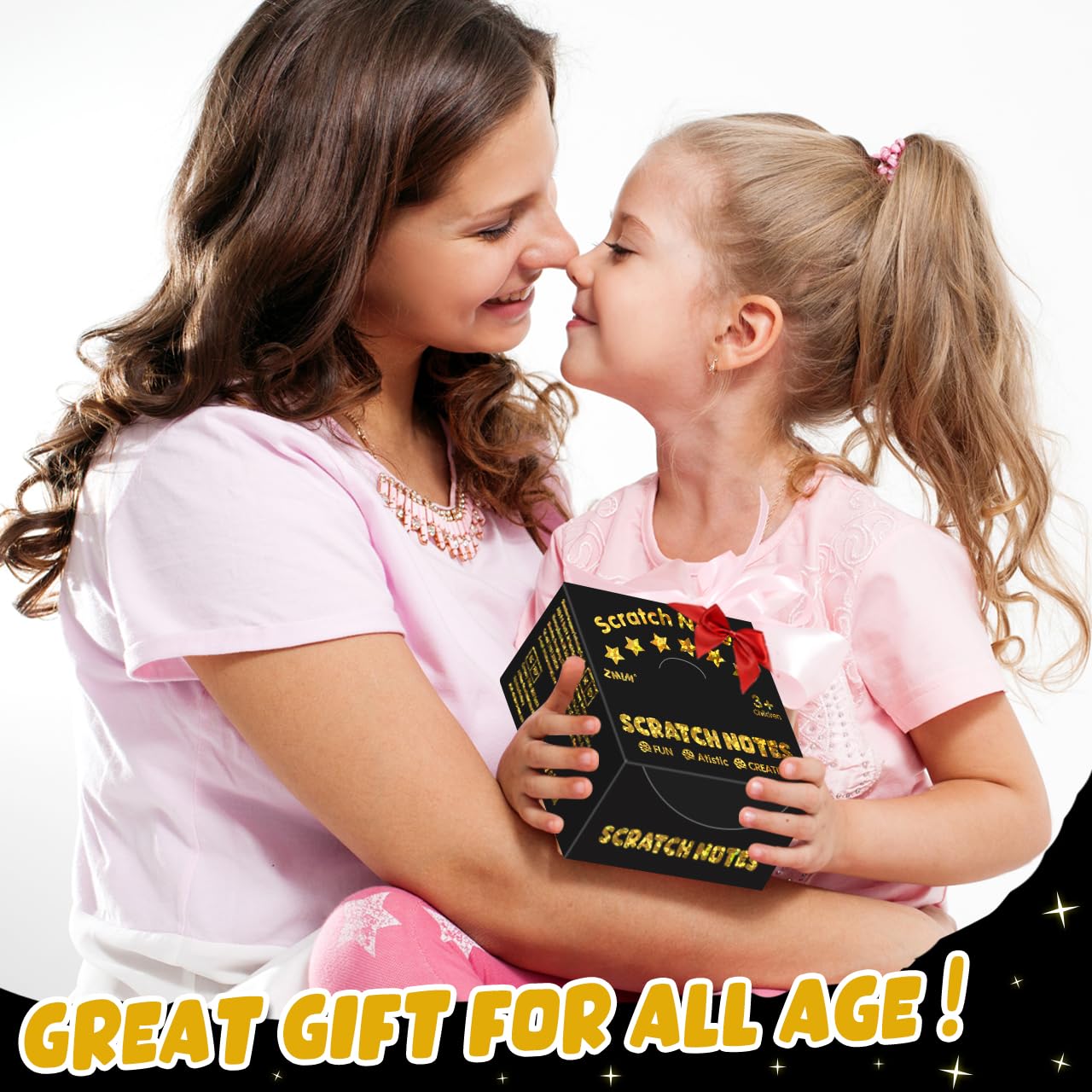 Snapklik.com : Scratch Art Craft Gift: 160 Scratch Paper Art Set Gold ...