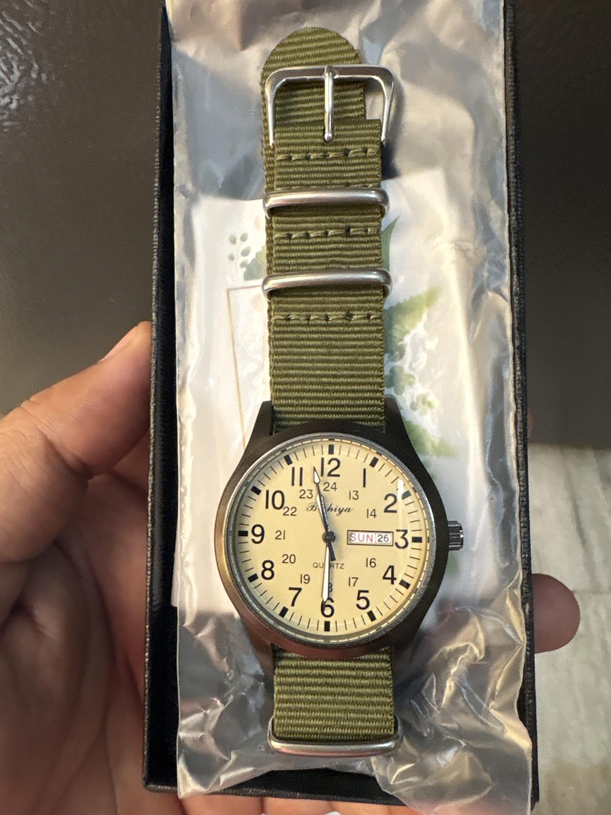 Buy BOSHIYA Men's Military Tactical Field Watches Outdoor Sports/Work ...