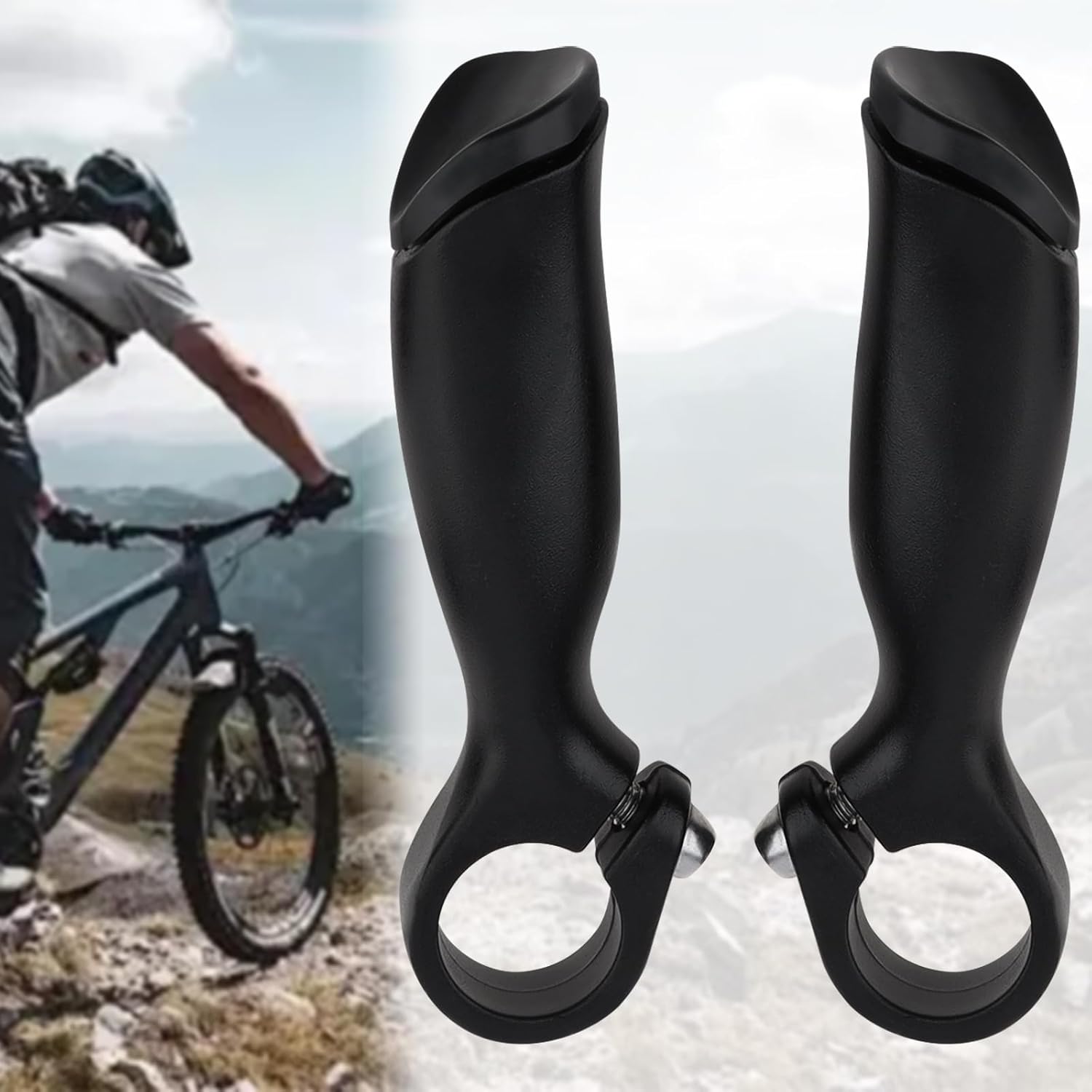 Amazon.com : Tobefore Bike Handlebar Ends Aluminum Alloy Bicycle ...