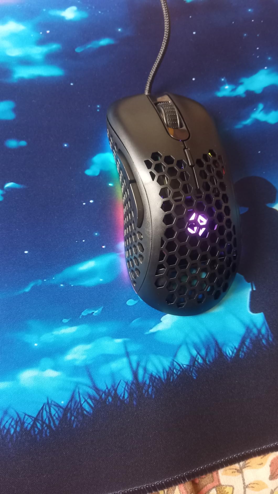 Cosmic Byte Spectrum RGB Wired Gaming Mouse, 66grams, 12800DPI, 1000Hz ...