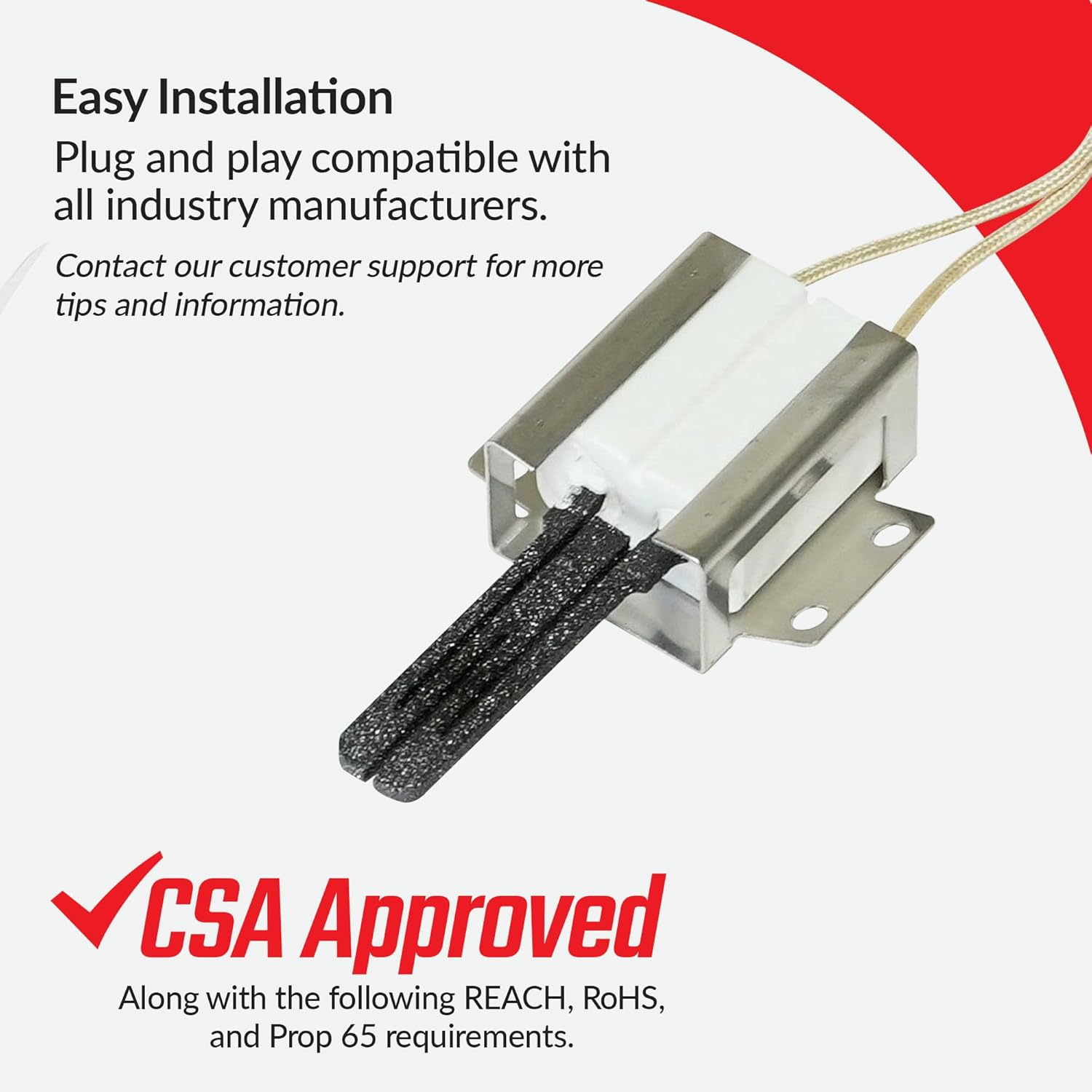 Reemplazo de encendido de horno de Surface Igniter DS043KX para ...