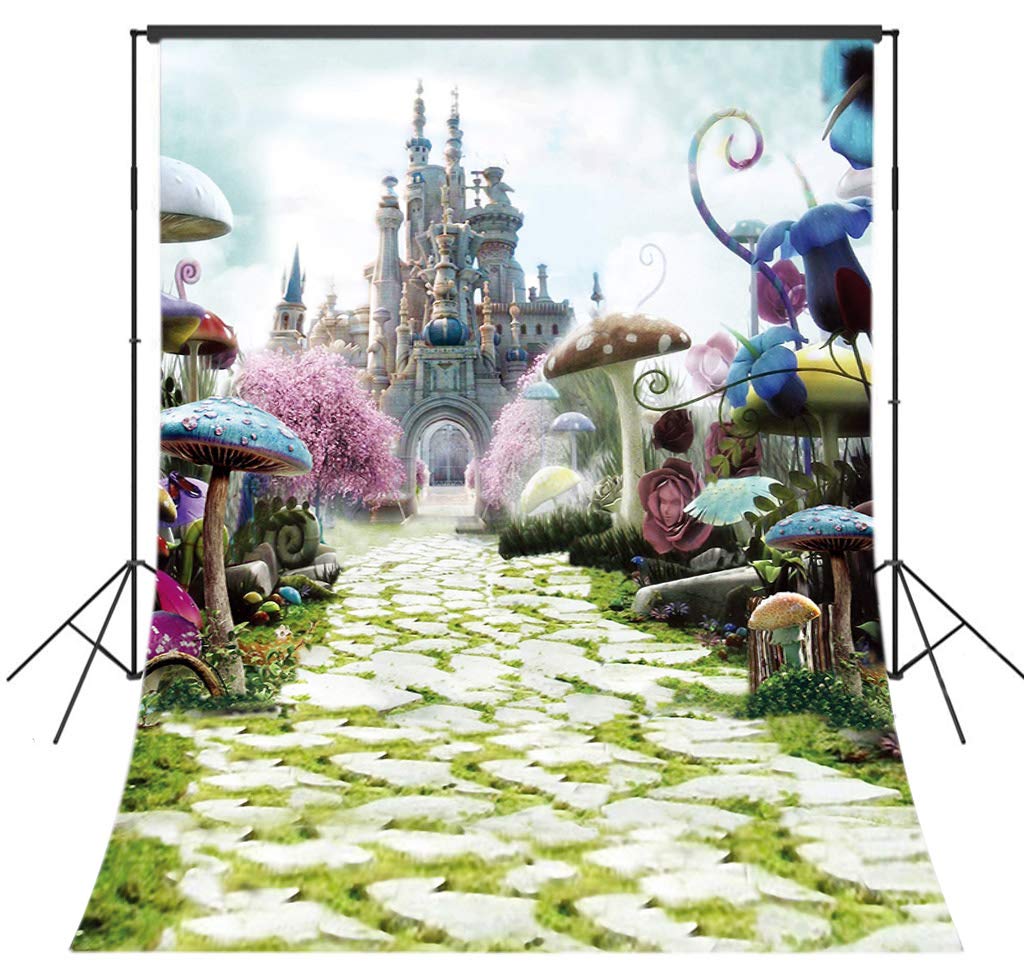 Buy Fairy Tale Castle Backdrops for Photography 5x7ft Alice in ...