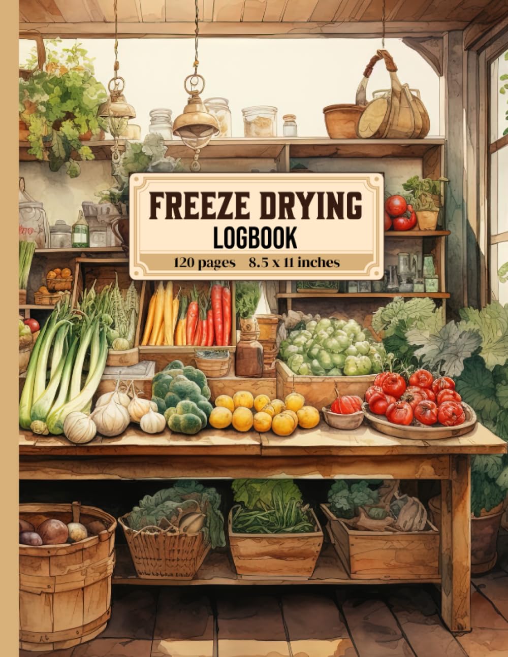Freeze Drying Logbook: Home Freeze Dryer Log Book to Record Food ...