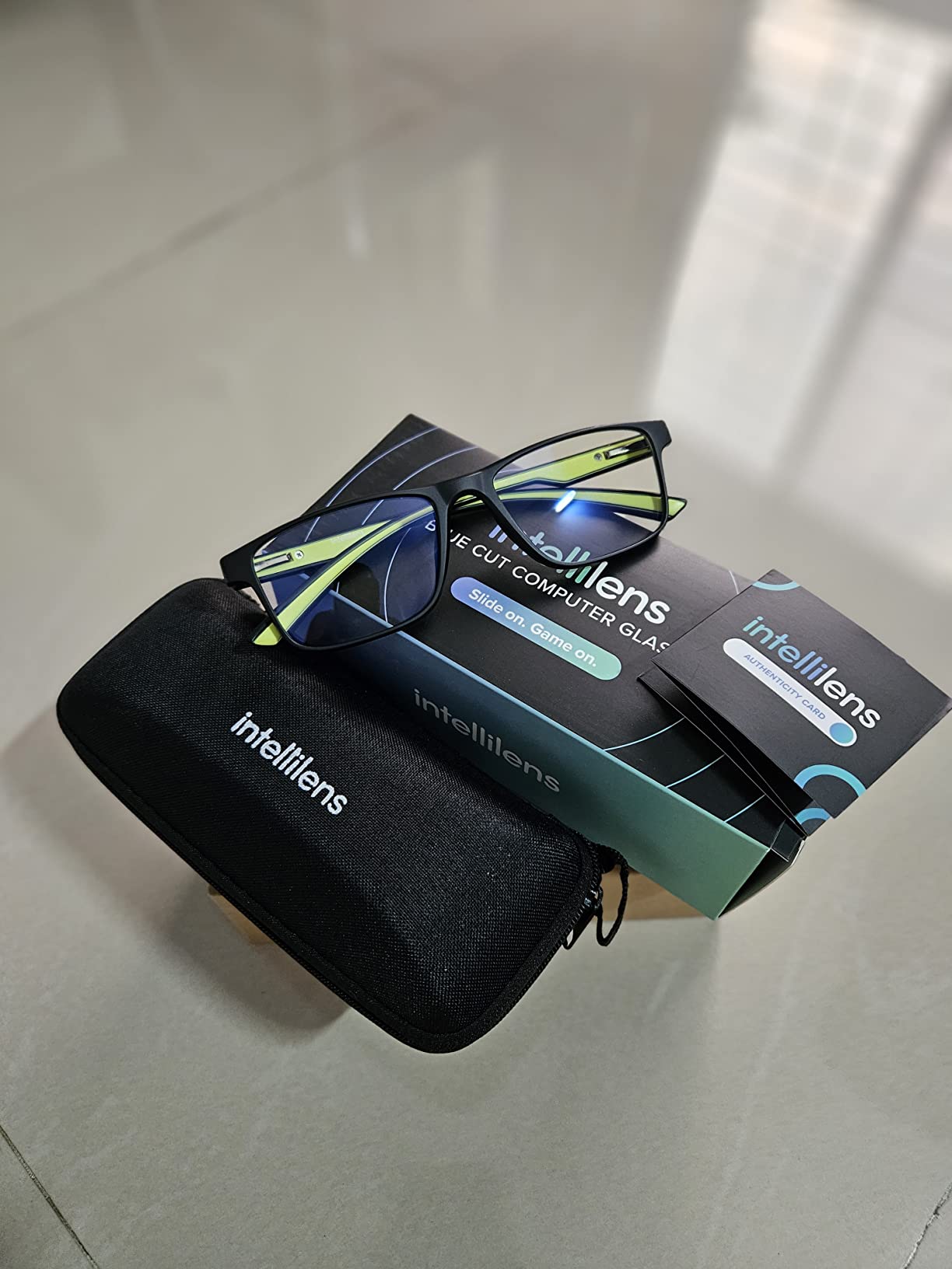 Buy Intellilens | Zero Power Blue Cut Computer Glasses | Anti Glare ...