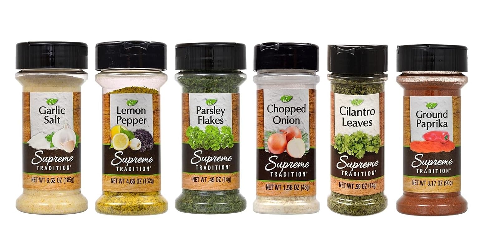 Amazon.com : Supreme Tradition Set With Essential Spices For Cooking ...