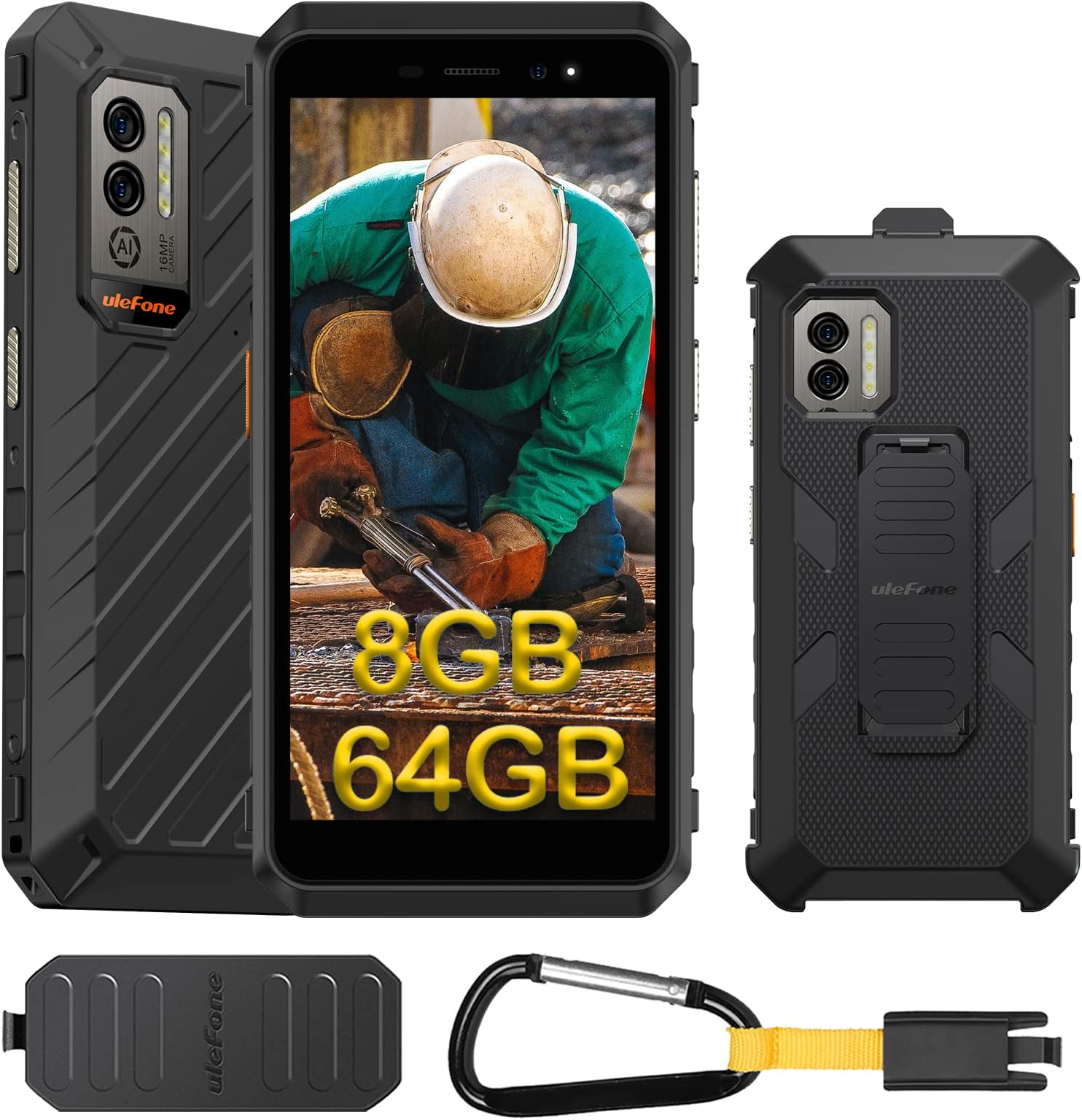 Ulefone Power Armor X11 Pro with Case Rugged Smartphone, 8GB 64GB ...
