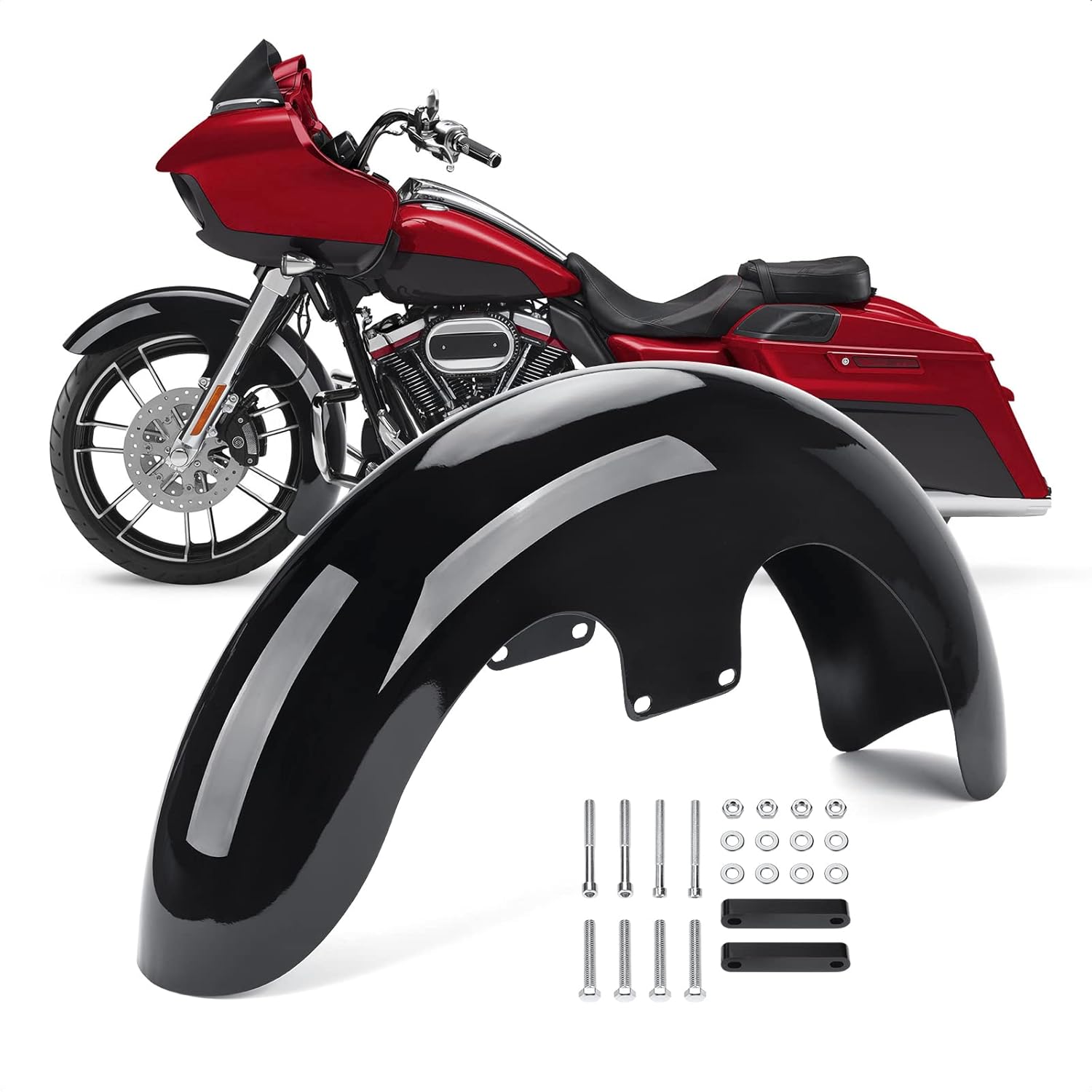 Amazon.com: Bravema 23 inch Wrap Front Fender Wheels Motorcycle Front ...