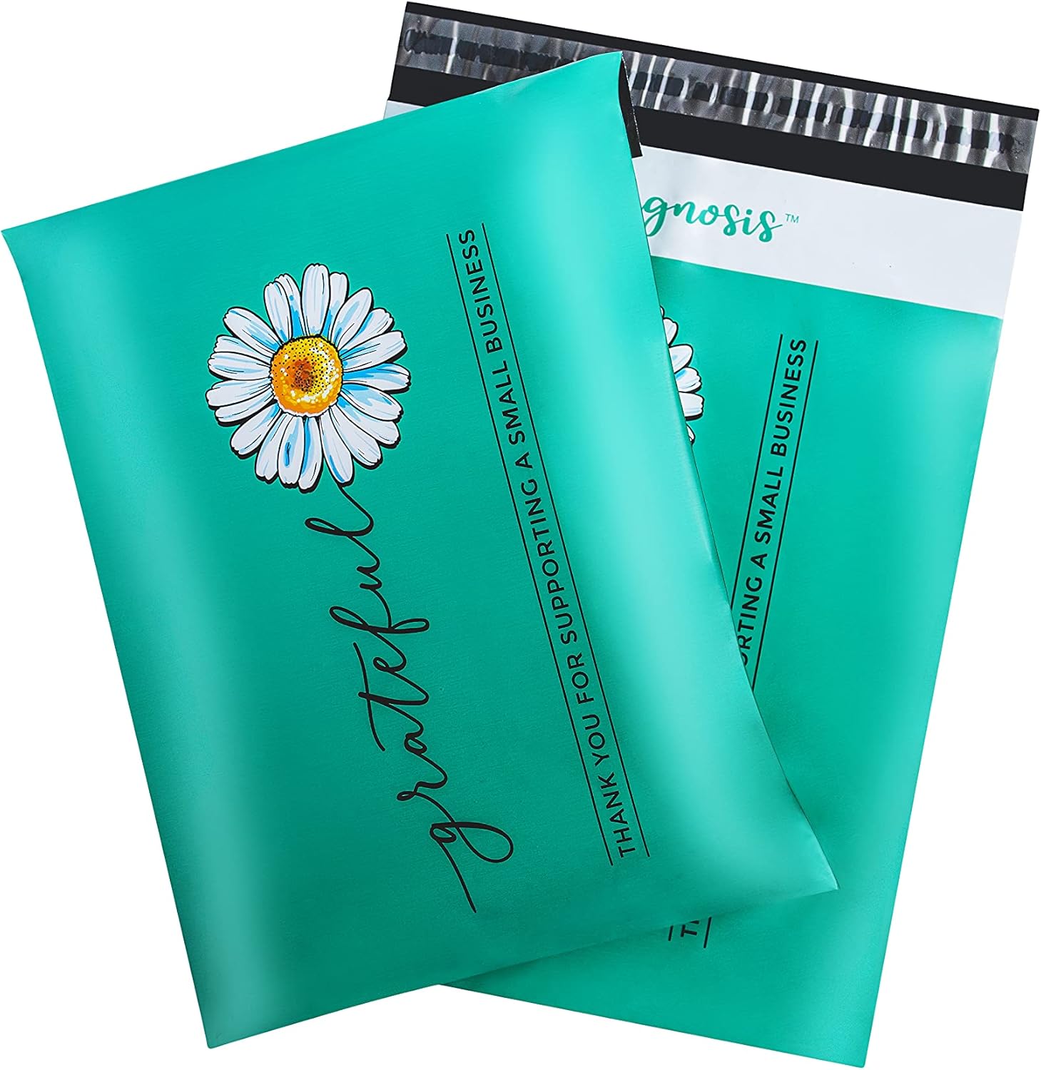 Amazon.com : Bagnosis Poly Mailers 10x13 In. 100 Grateful- Jade Green ...