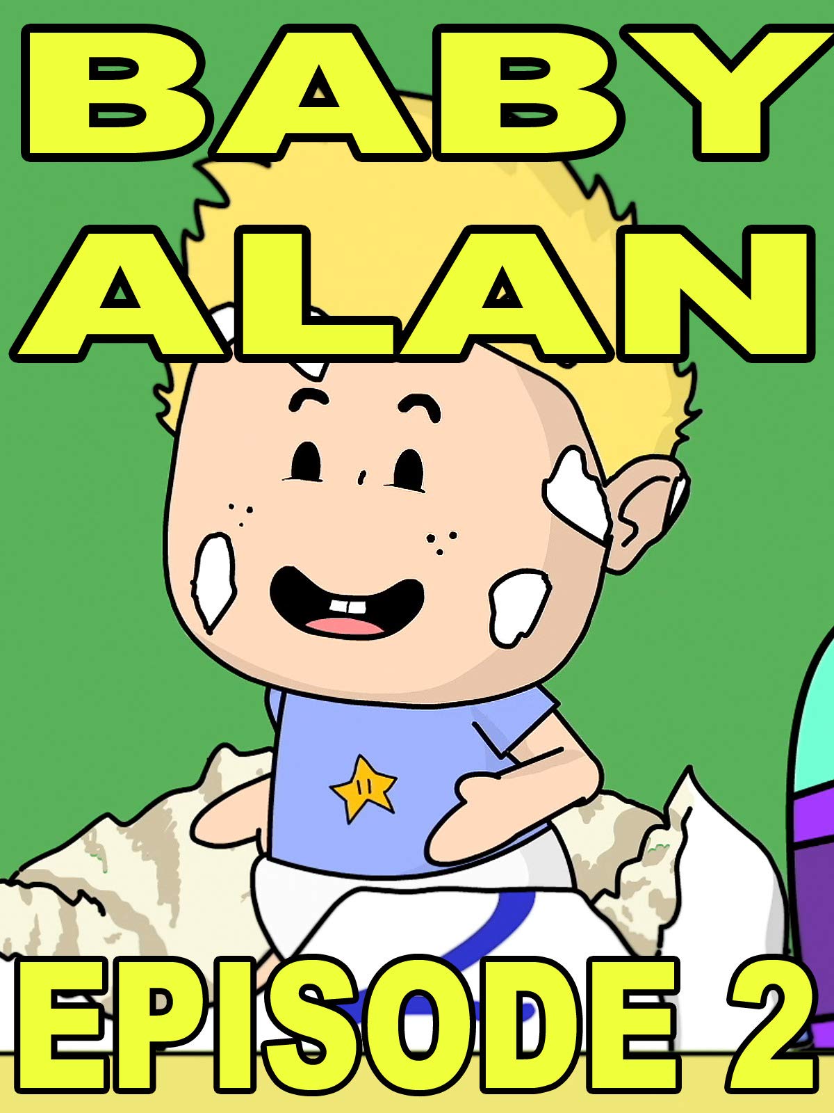 Amazon.com: Clip: Baby Alan Cartoon "The Birthday Party Disaster ...
