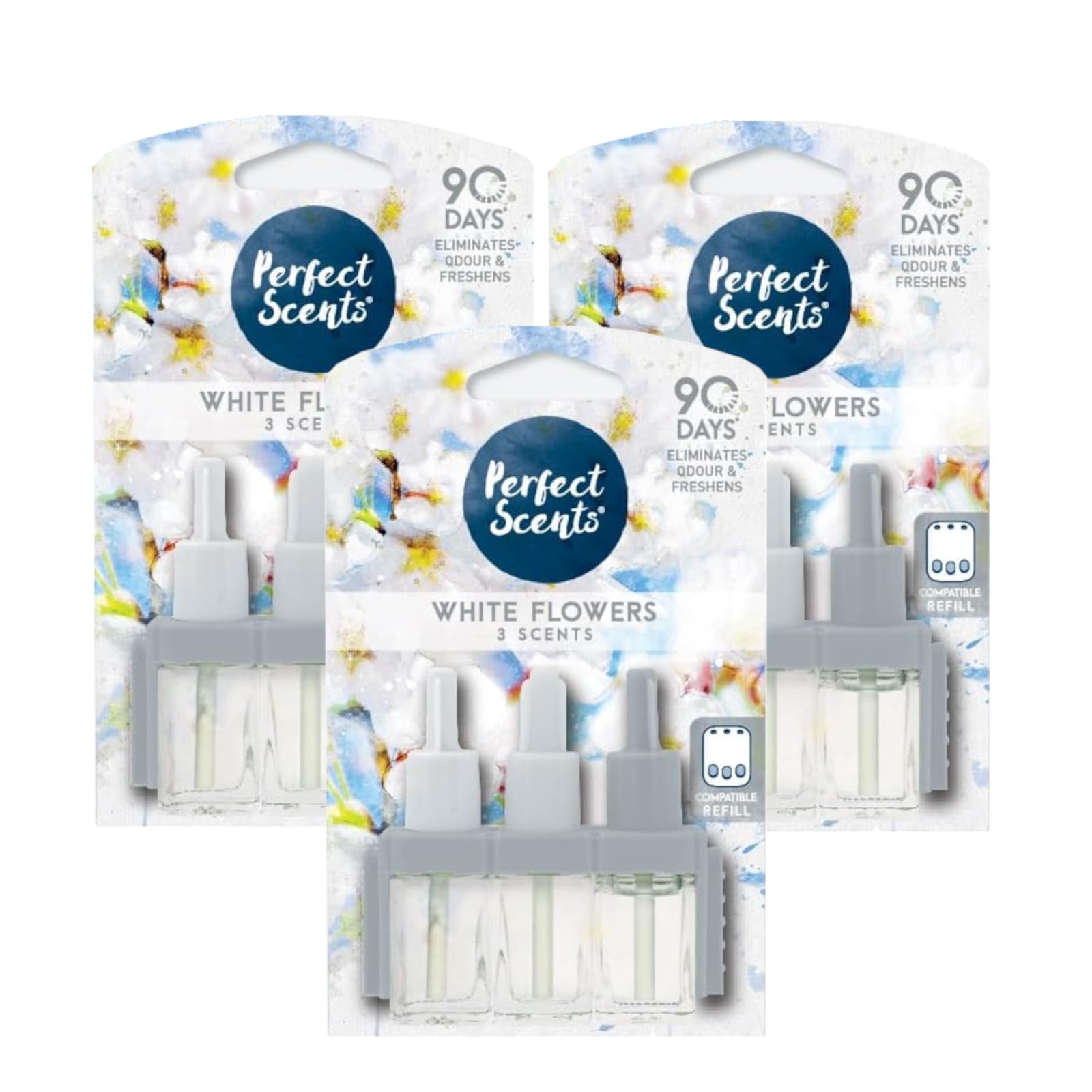 Perfect Scents Plug In Refill Air Freshener 3 Pack - Compatible with ...