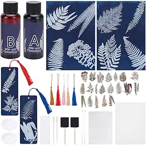 Amazon.com: WEBEEDY Cyanotype Paper Complete Sun Print Paper Kit ...
