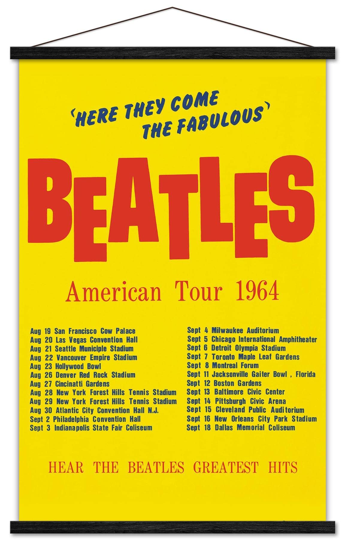 Amazon.com: Trends International The Beatles - American Tour 1964 Wall ...
