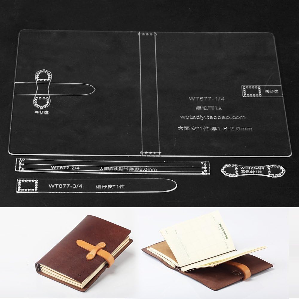 Amazon.com: BAENRCY Diary Book Case Acrylic Template Pocketbook Case ...