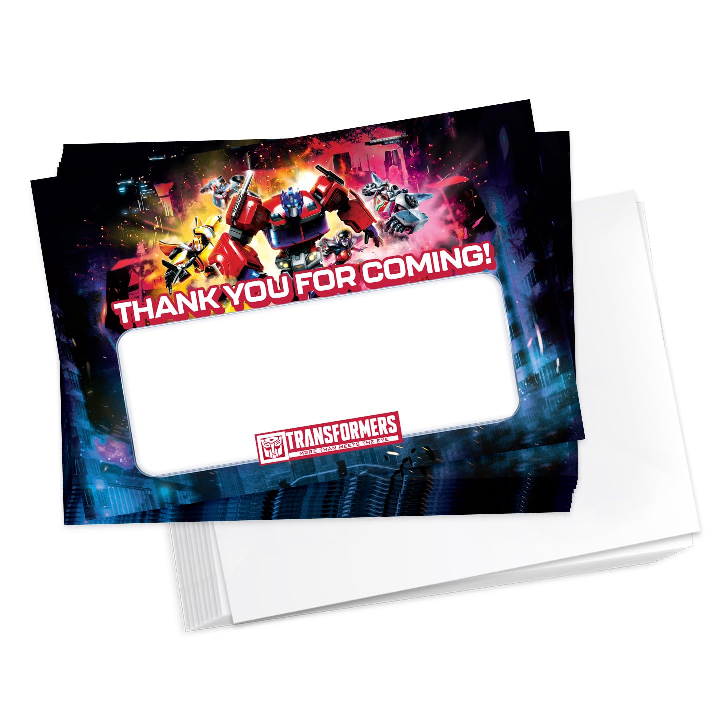 Transformers Thank You Cards