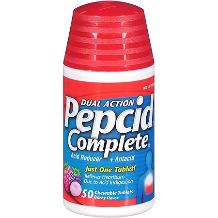 Amazon.com: Pepcid Complete Berry Che Size 50ct Pepcid Complete Berry ...