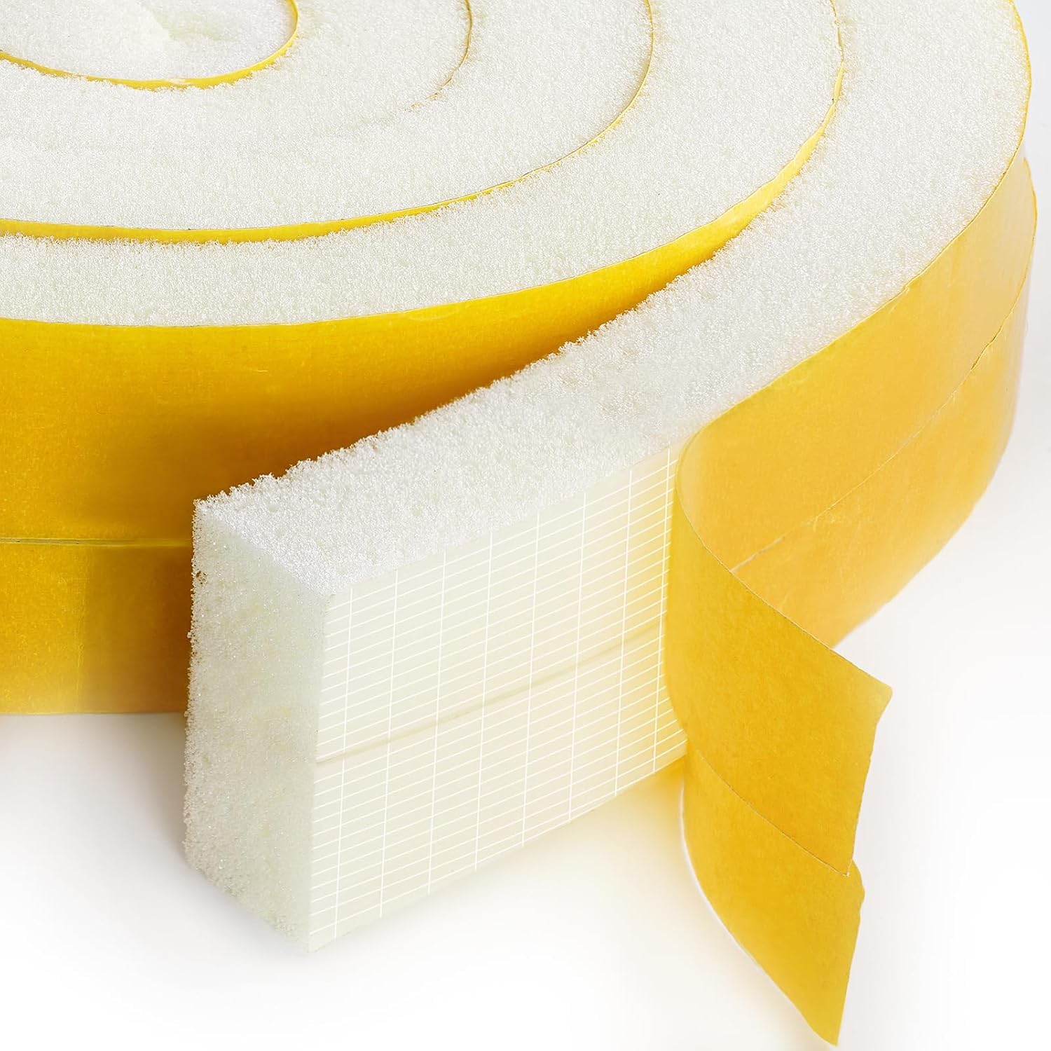 Foam Tape Air Conditioner Window Seal, High Density 1x1 Inch Sponge ...