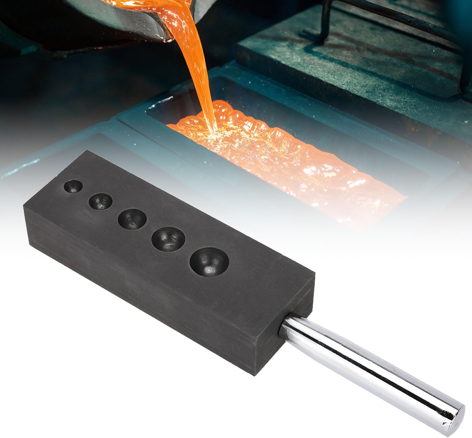 Amazon.com: Glass Blowing Kit, Graphite Crucible, Sphere Graphite, 4 in ...