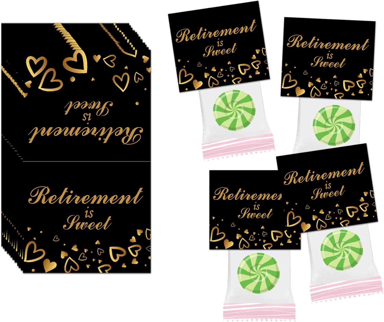 Amazon.com : Retire Mint is Sweet Sticker for Candy,Retirement Party ...