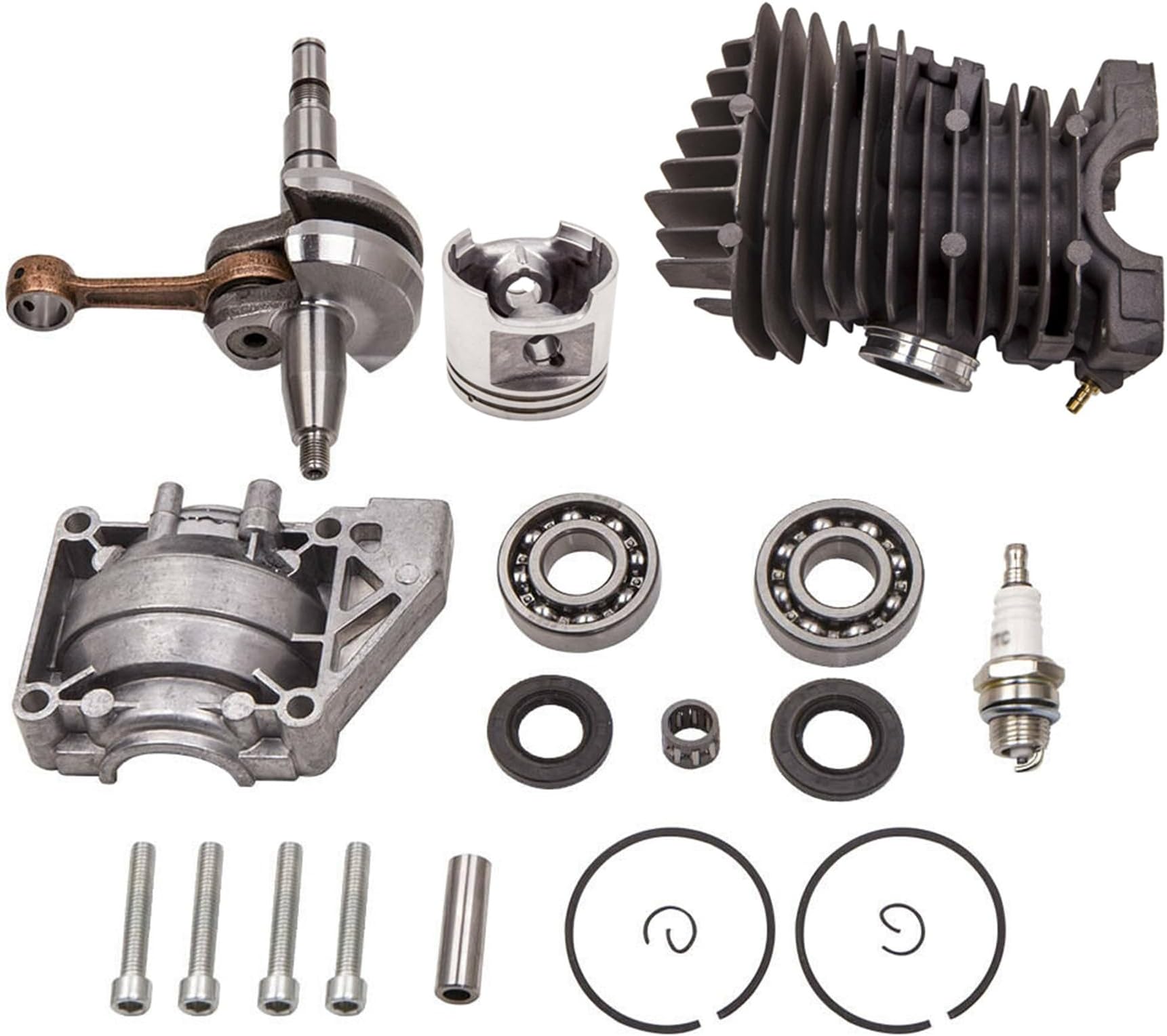 Amazon.com: Hyceker MS291 Cylinder Piston Kit for Stihl MS291 MS291C MS ...