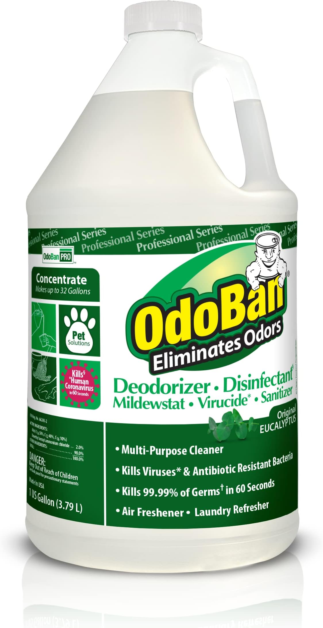 Amazon.com: OdoBan Professional Disinfectant and Odor Eliminator ...