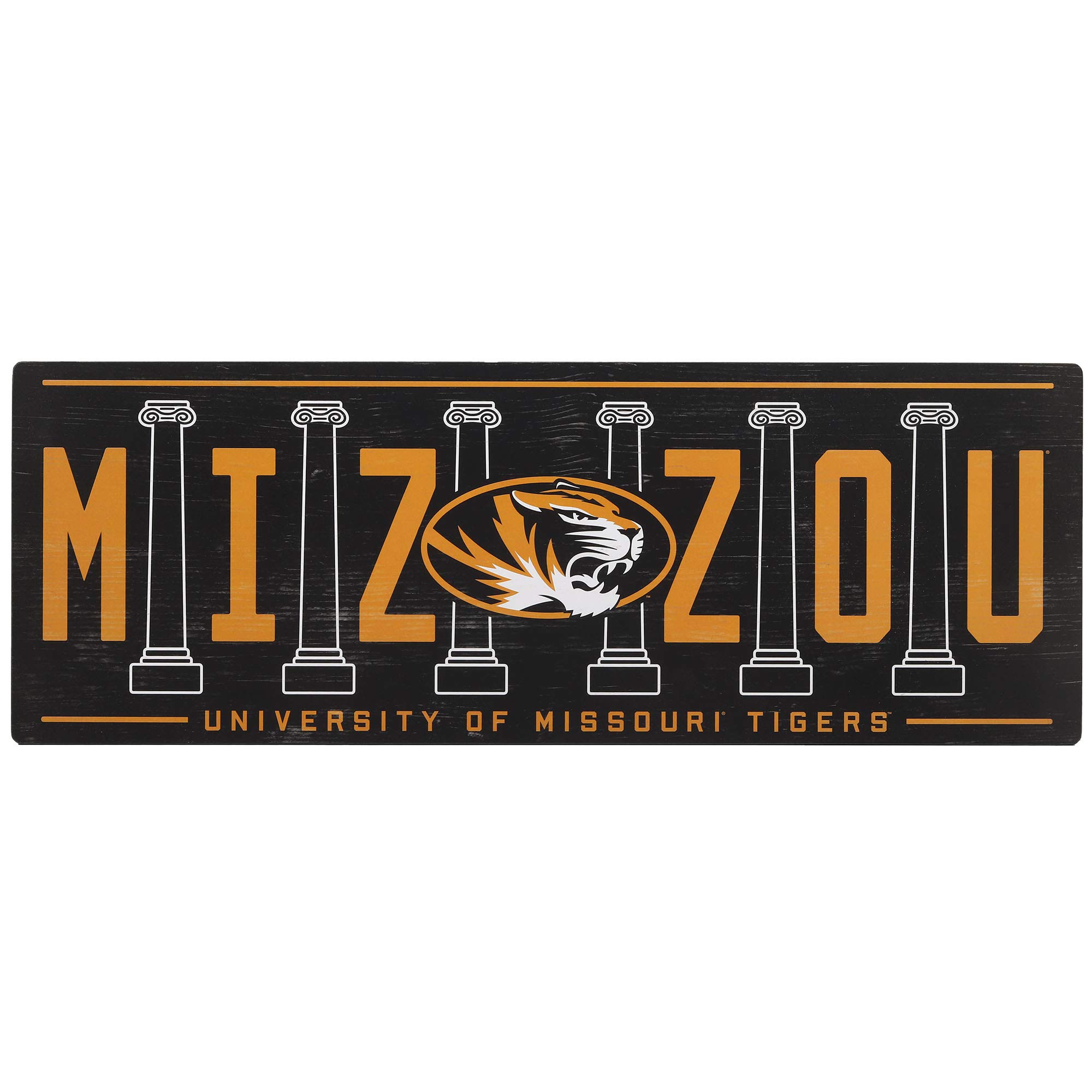 Amazon.com: University of Missouri Mizzou Wood Wall Decor - Large ...