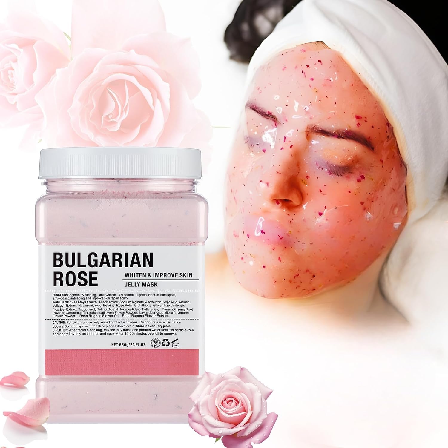 Amazon.com : Hoogtecly Jelly Mask for Facials Professional, Natural Gel ...