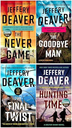 Colter Shaw Series 4 Books Set - The Never Game, The Goodbye Man, The Final Twist, Hunting Time ...