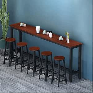Amazon.com: KAGUYASU Modern Wood Bar Table Set, Pub Table Stools Chair ...