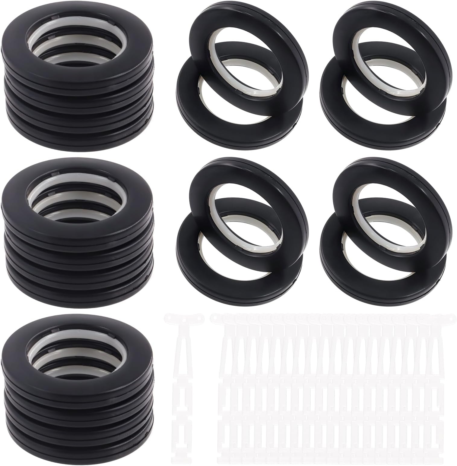 Amazon.com: Curtain Spacers (Small) - Curtain Shapers - Drapery Spacers ...