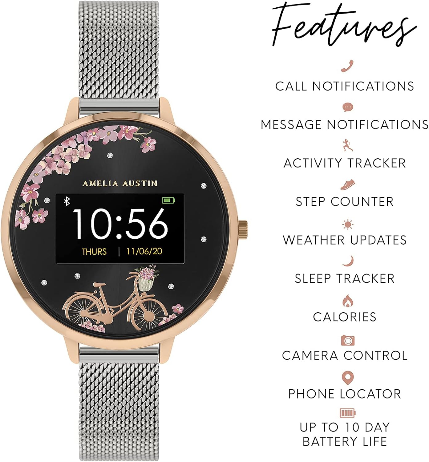 Amelia Austin Smart Watch AA03-4003 – BigaMart