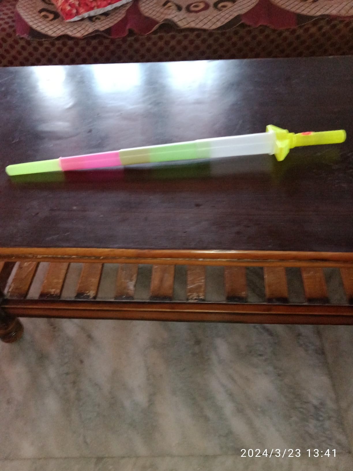 KAVIN Set of 2 Pcs Flashing Light Sword Toy Expandable Talwar Toy for ...