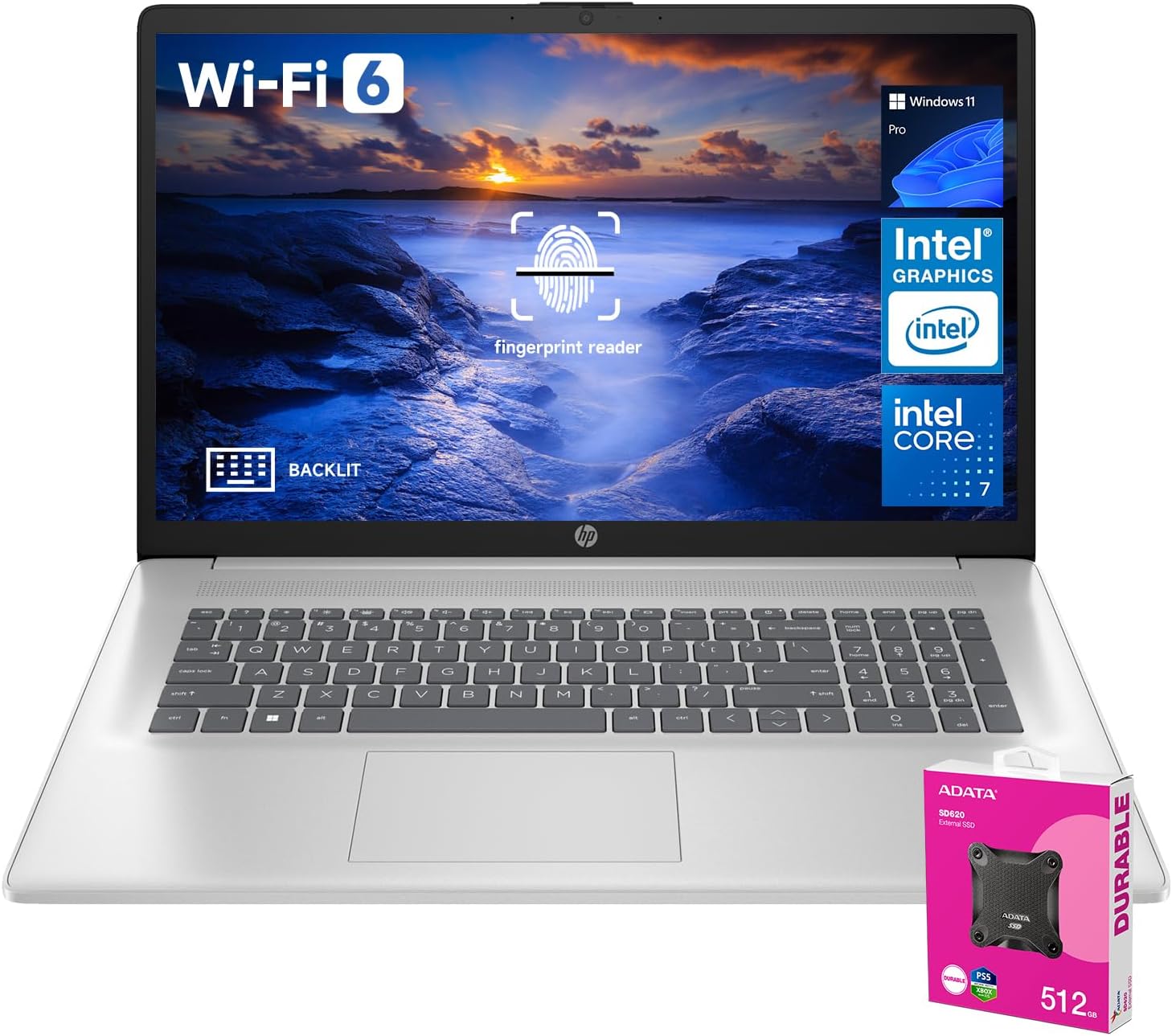 Amazon.com: HP 2025 Laptop, 17.3" FHD, CORE 7 (Exceeds i7 1355), 64GB ...