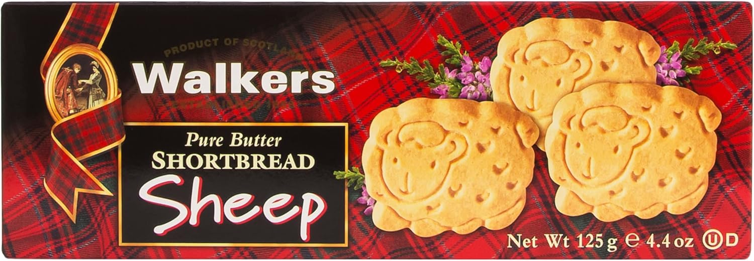 Walker's Shortbread Sheep Shapes, Traditional Scottish Recipe, Premium ...