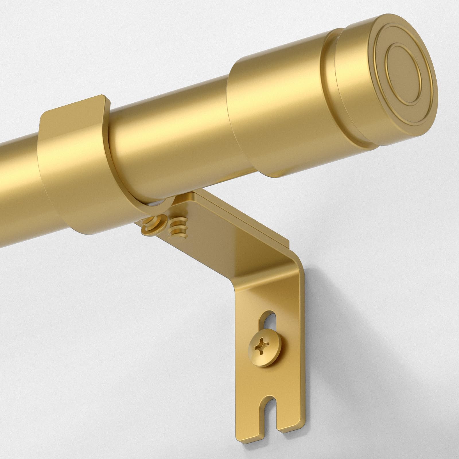 Amazon.com: VOIIY Gold Curtain Rods for Windows 72 to 144 Inch(6-12 ...