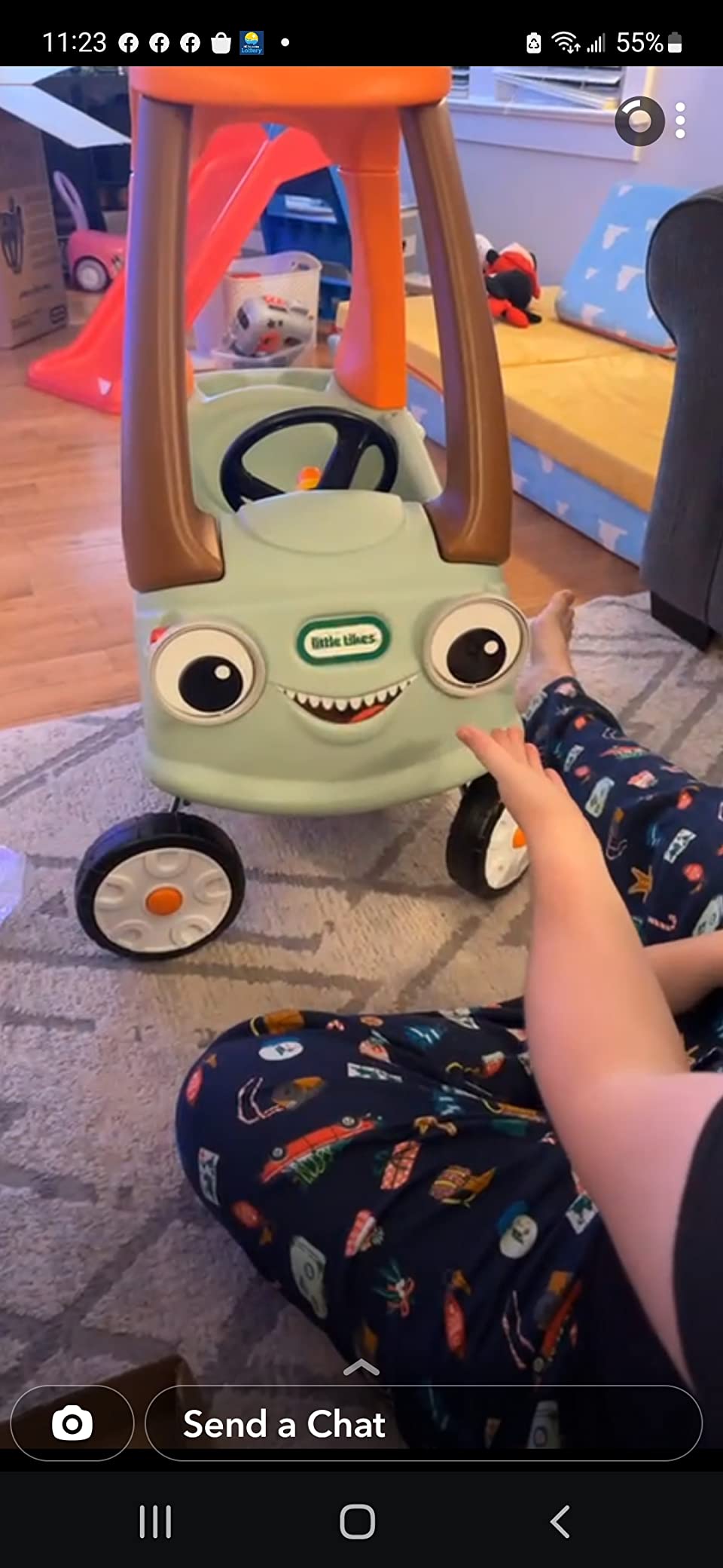 $11/mo - Finance T-Rex Cozy Coupe by Little Tikes Dinosaur Ride-On Car ...