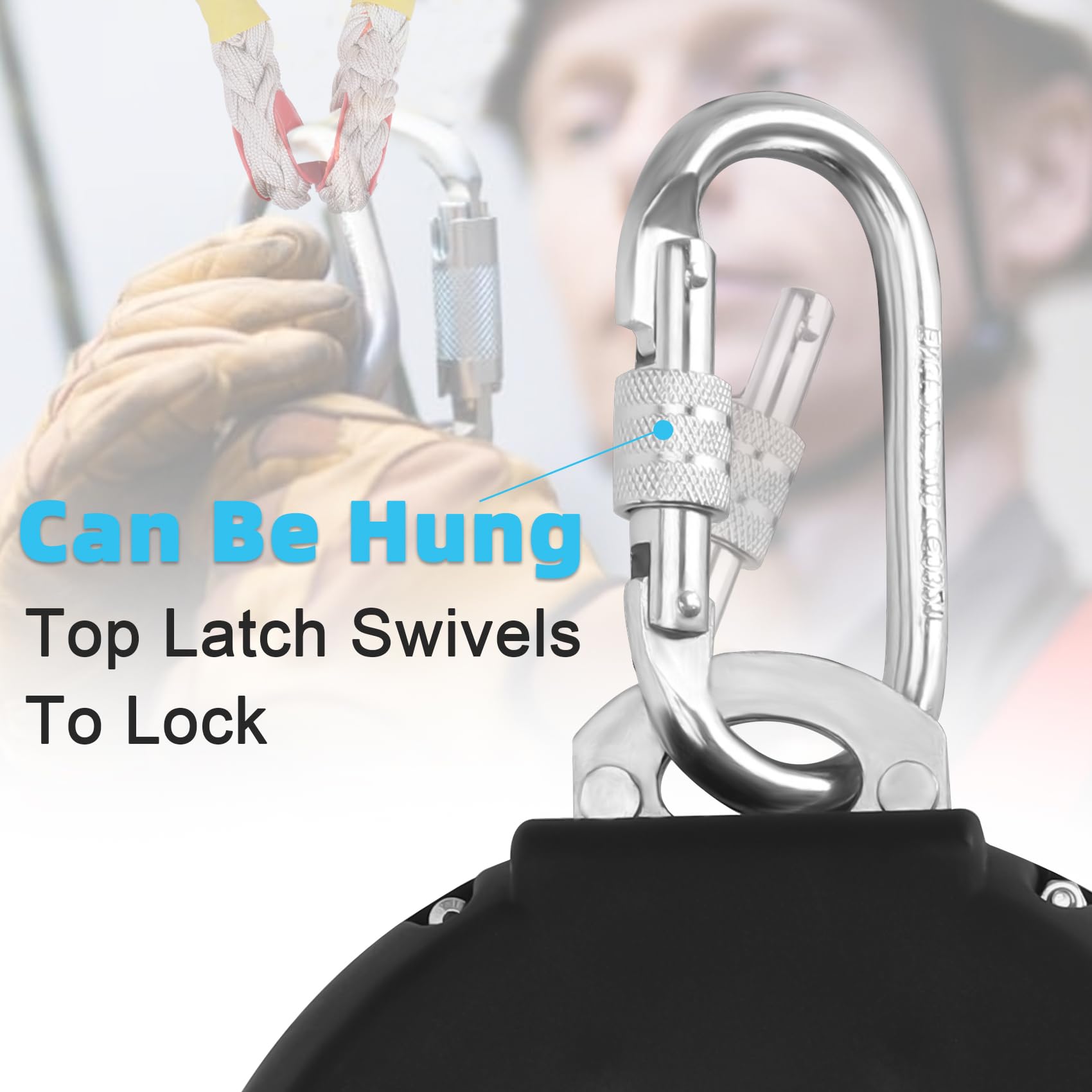 Snapklik.com : Self Retracting Lifeline 20FT, Heavy Duty Retractable ...