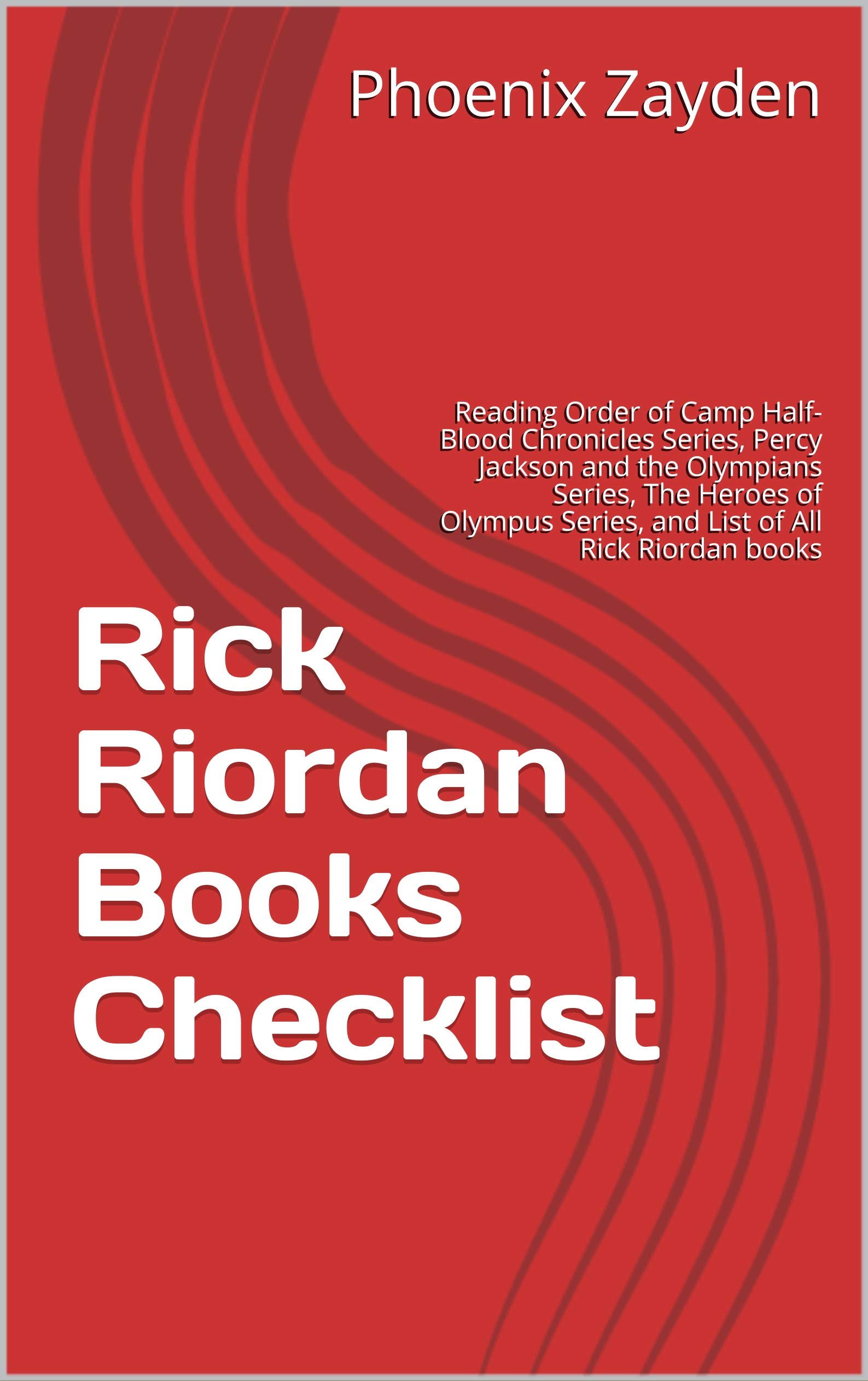 Rick Riordan Books Checklist Reading Order Of Camp Half Blood ...