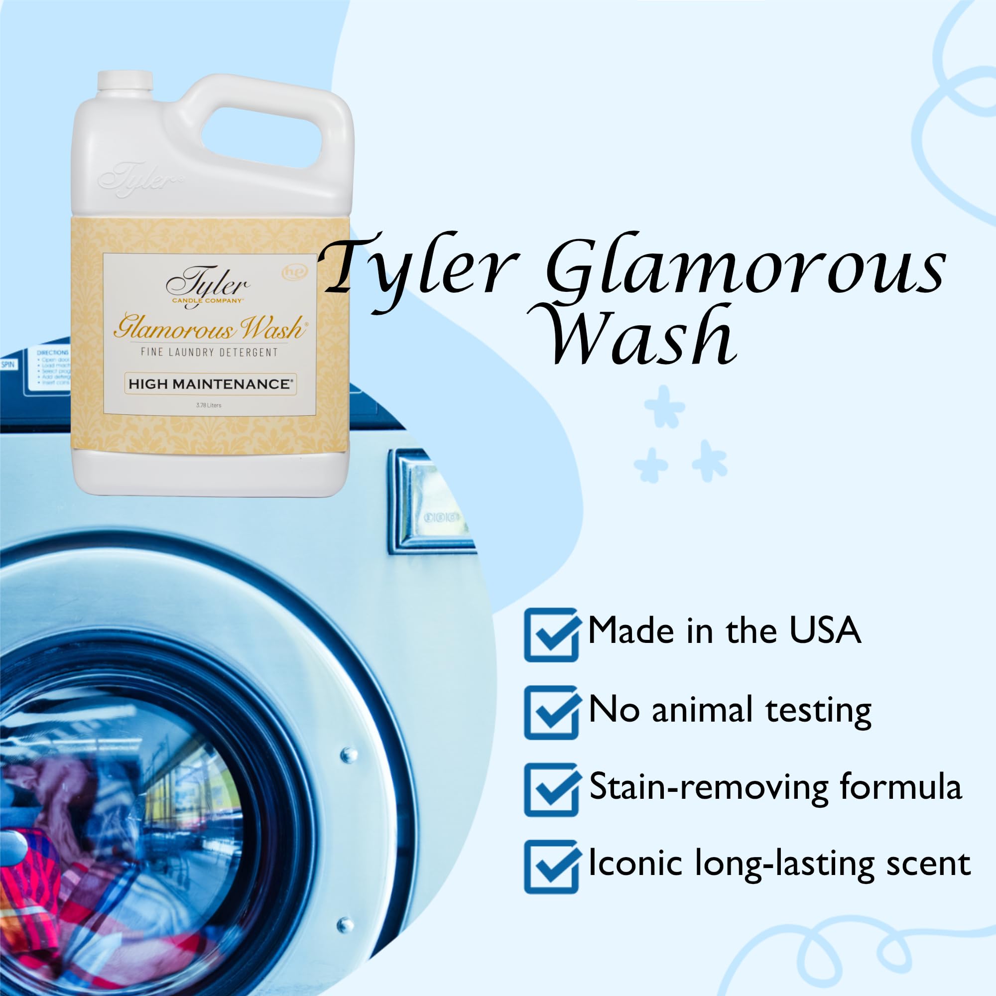 Snapklik.com : Tyler Glamorous Wash High Maintenance Fine Laundry Detergent